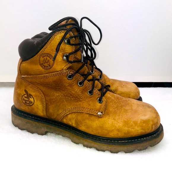 Georgia Boot | Shoes | Georgia Brown Leatherwork Boots | Poshmark